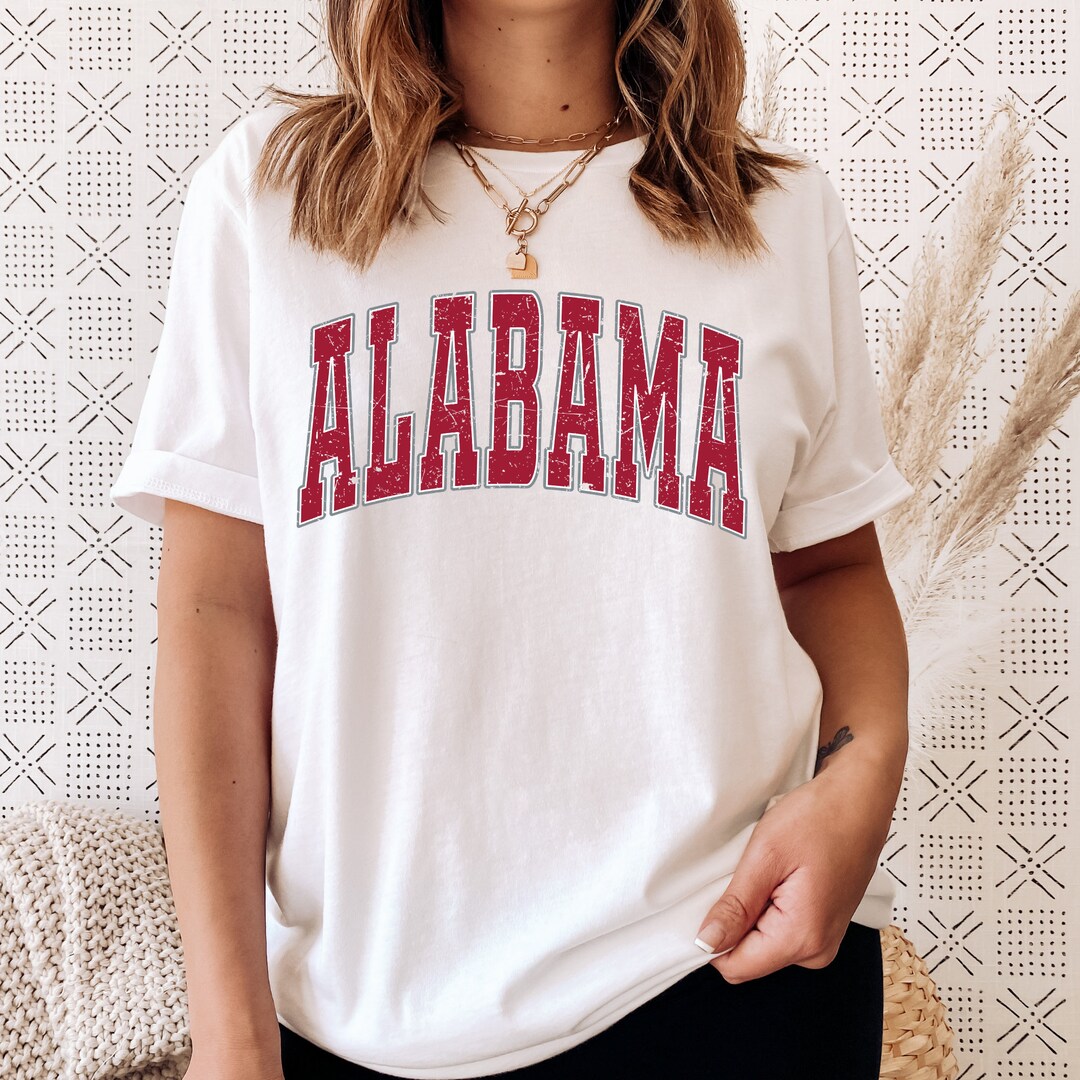 Alabama Shirt Varsity Letters SEC Football Shirt College Sweatshirt ...