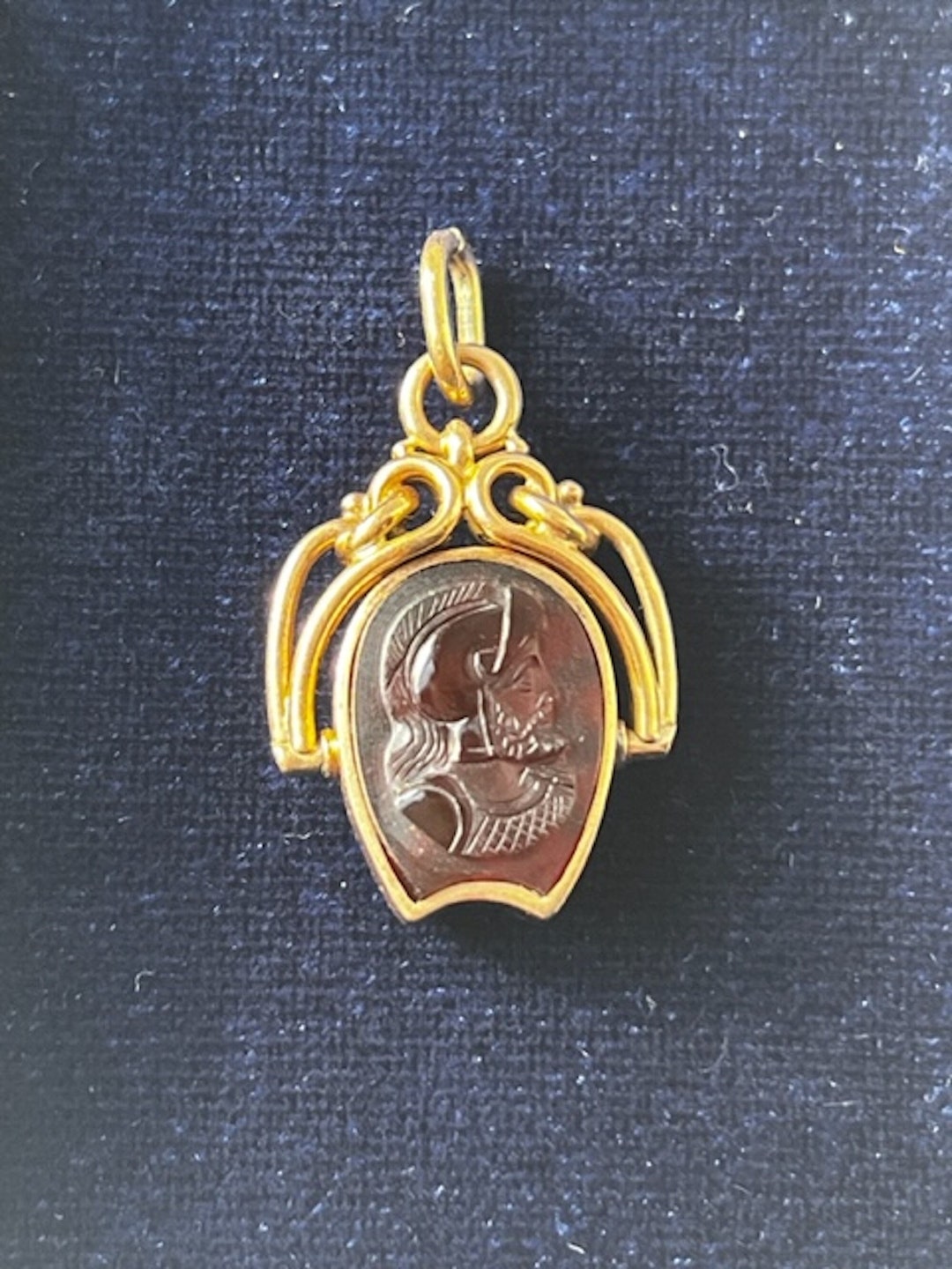Antique Victorian Austro Hungarian 14k Gold Jasper & Carnelian Carved ...