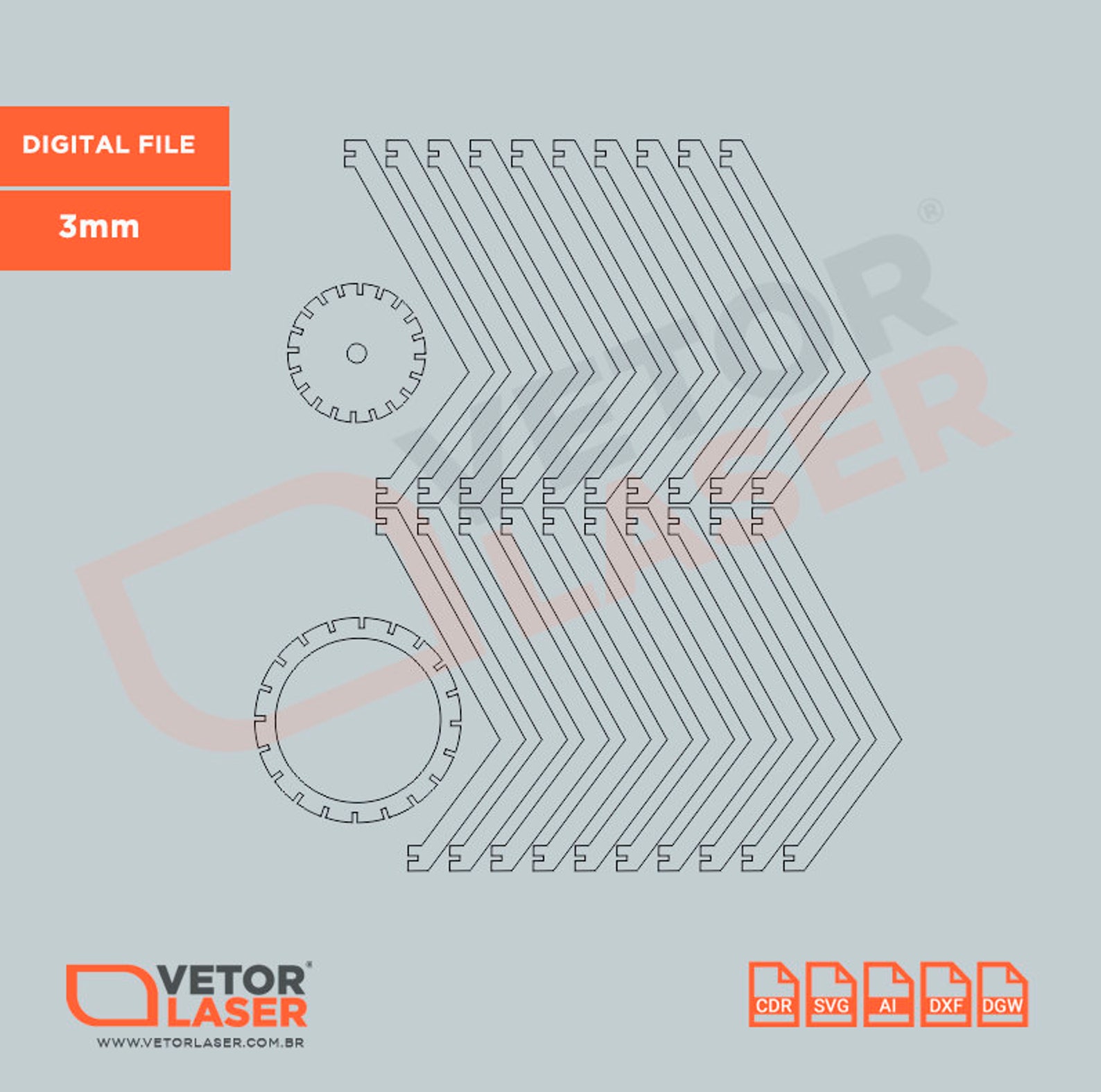 Laser Cut Lighting Fixtures Project Template File SVG DXF VLP2701 ...