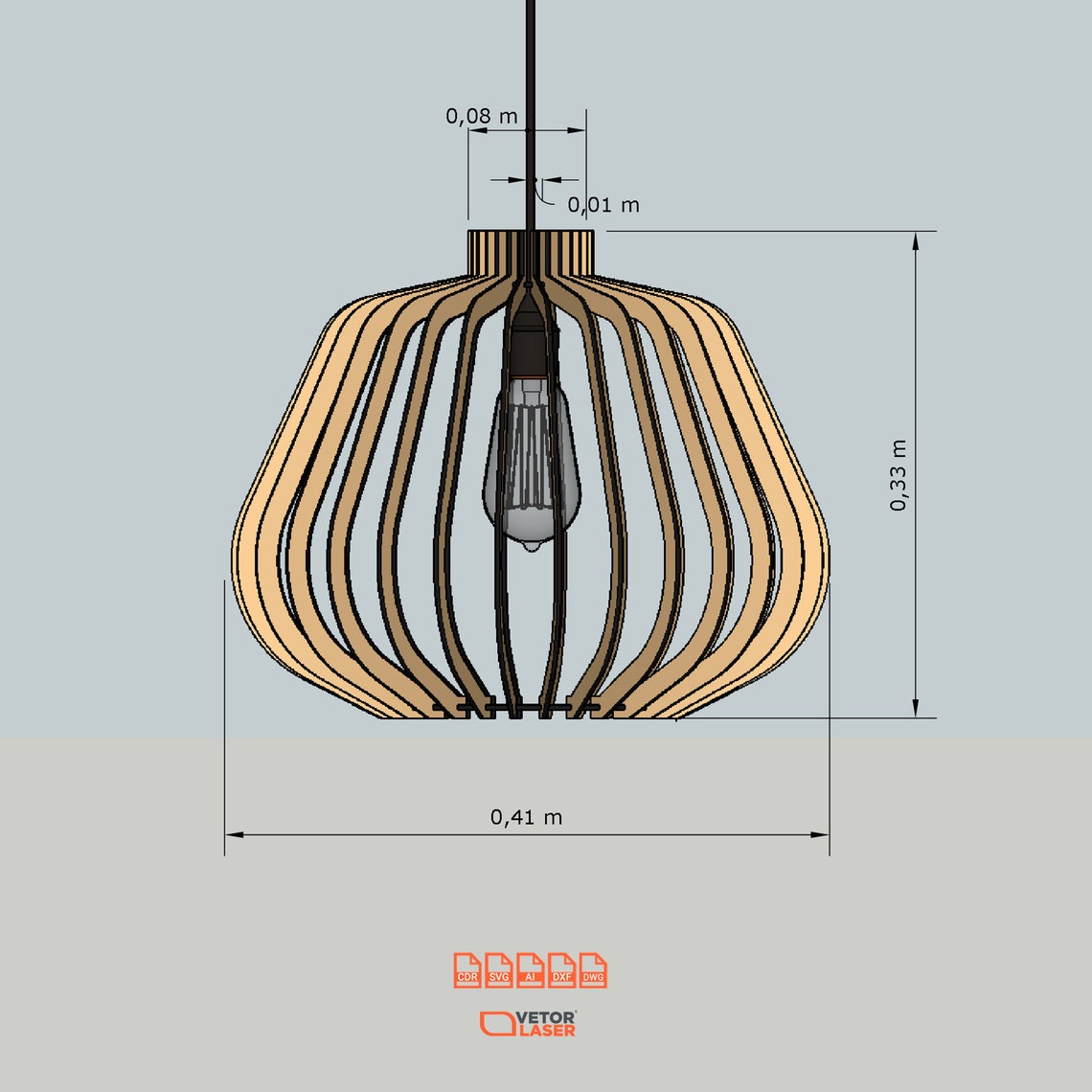 Laser Cut Project Ceiling Lamp DXF and SVG Files VLP9421 - Etsy