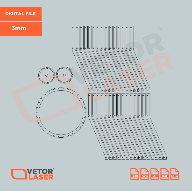 Laser Cut Ceiling Lights Project Template File SVG DXF CVLP01 - Etsy