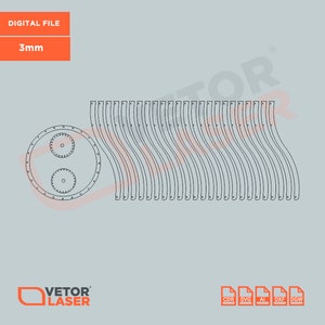 Laser Cut Ceiling Lights Project Template File SVG DXF CVLP01 - Etsy