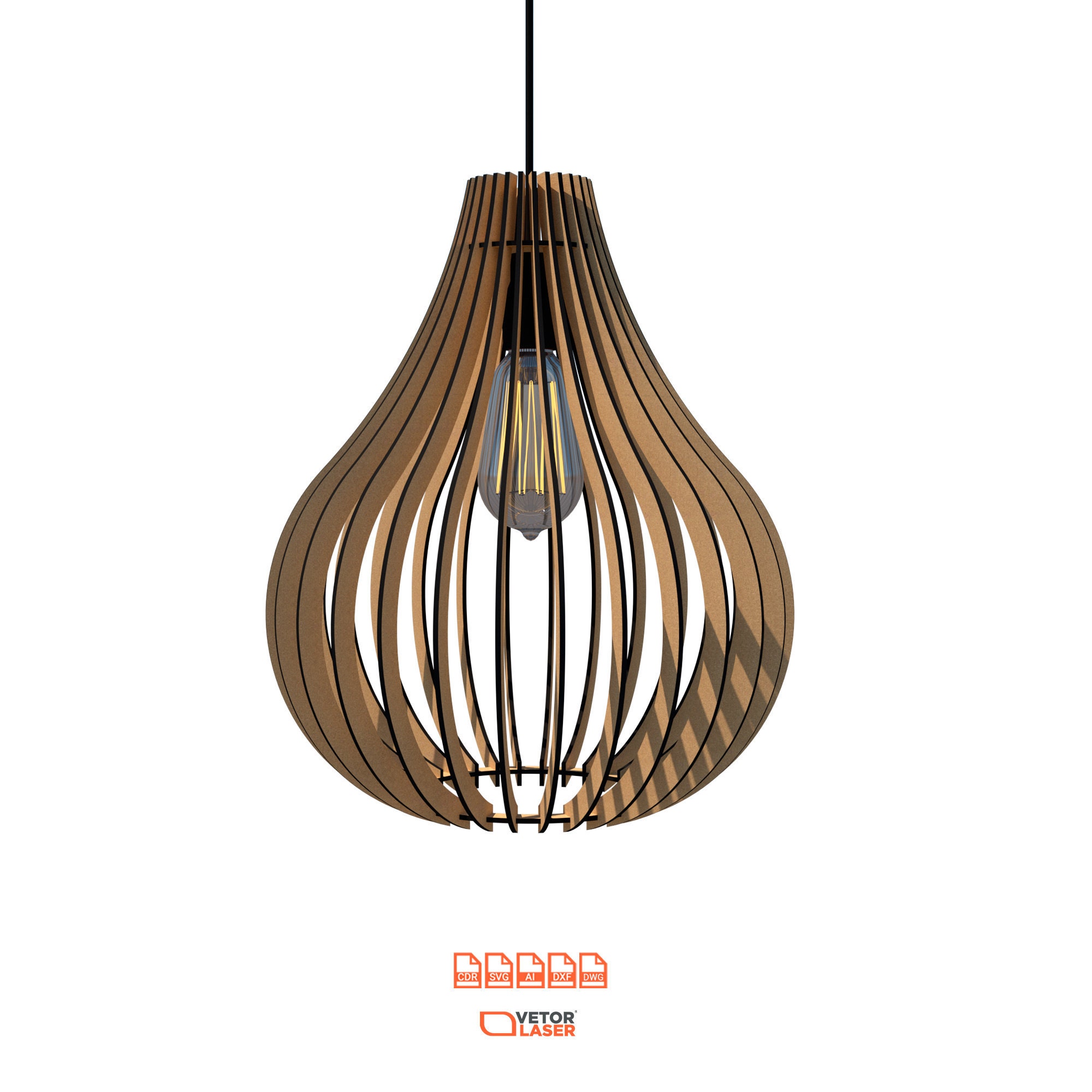 Laser Cut Project Ceiling Light DXF and SVG Files VLP6521 - Etsy