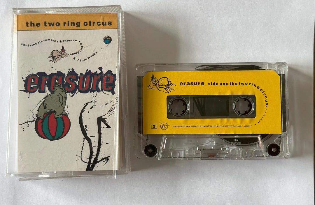 Erasure the Two Ring Circus Cassette Tape - Etsy