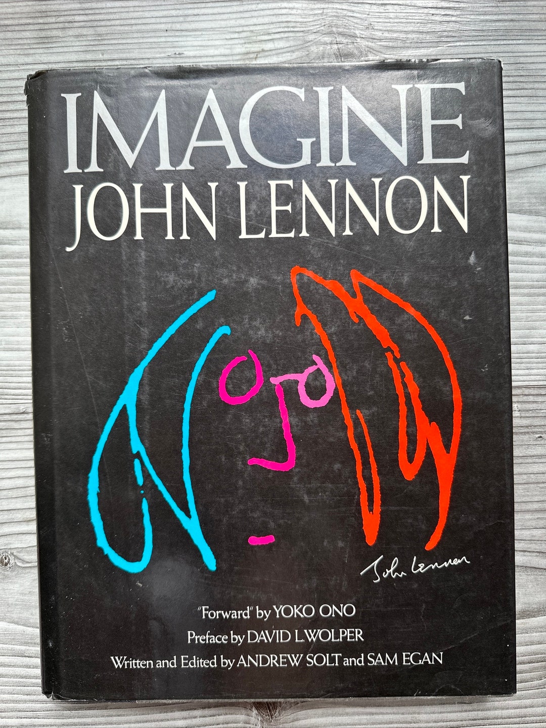 Vintage Book: Imagine - John Lennon - the Beatles Illustrations ...