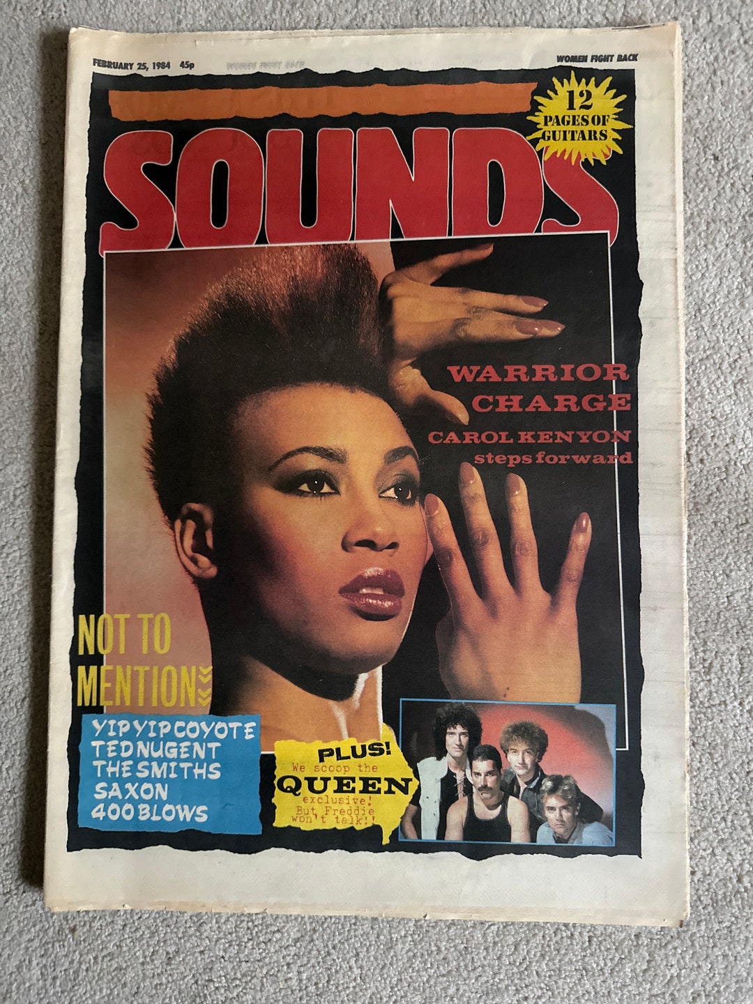 Vintage Sounds Music Paper Magazine February 1984 - 40th Birthday - Etsy