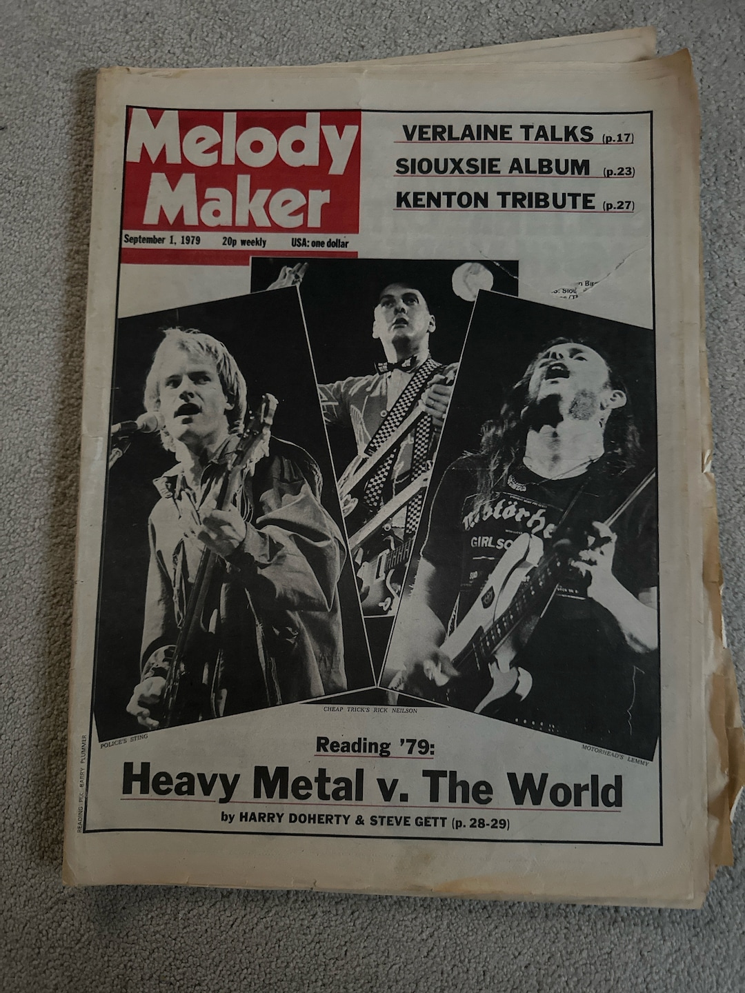 Vintage Melody Maker Music Newspaper Magazine September 1979 45th ...