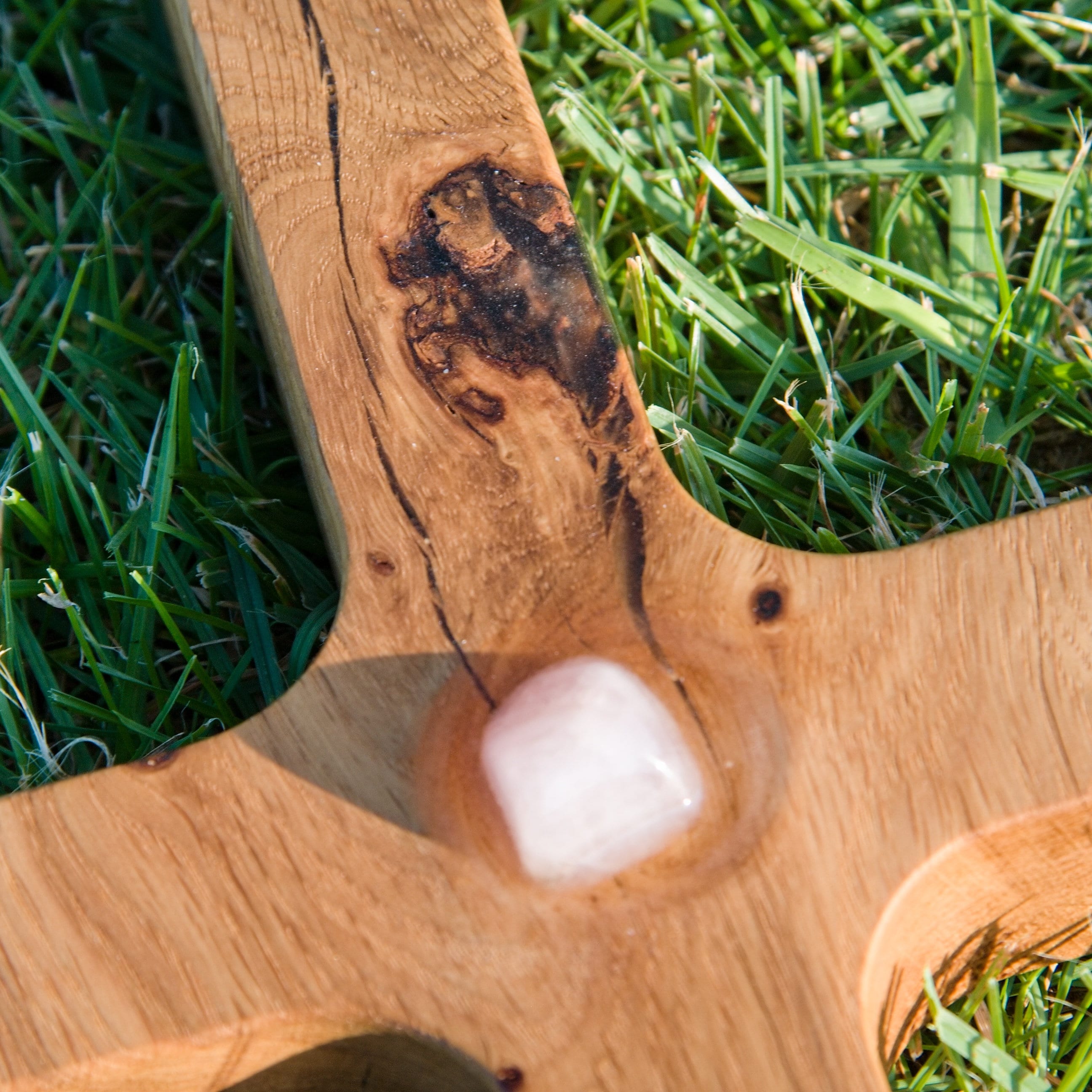 Sacred Oak Wood Christian Cross With Rose Quartz Inlay - Etsy