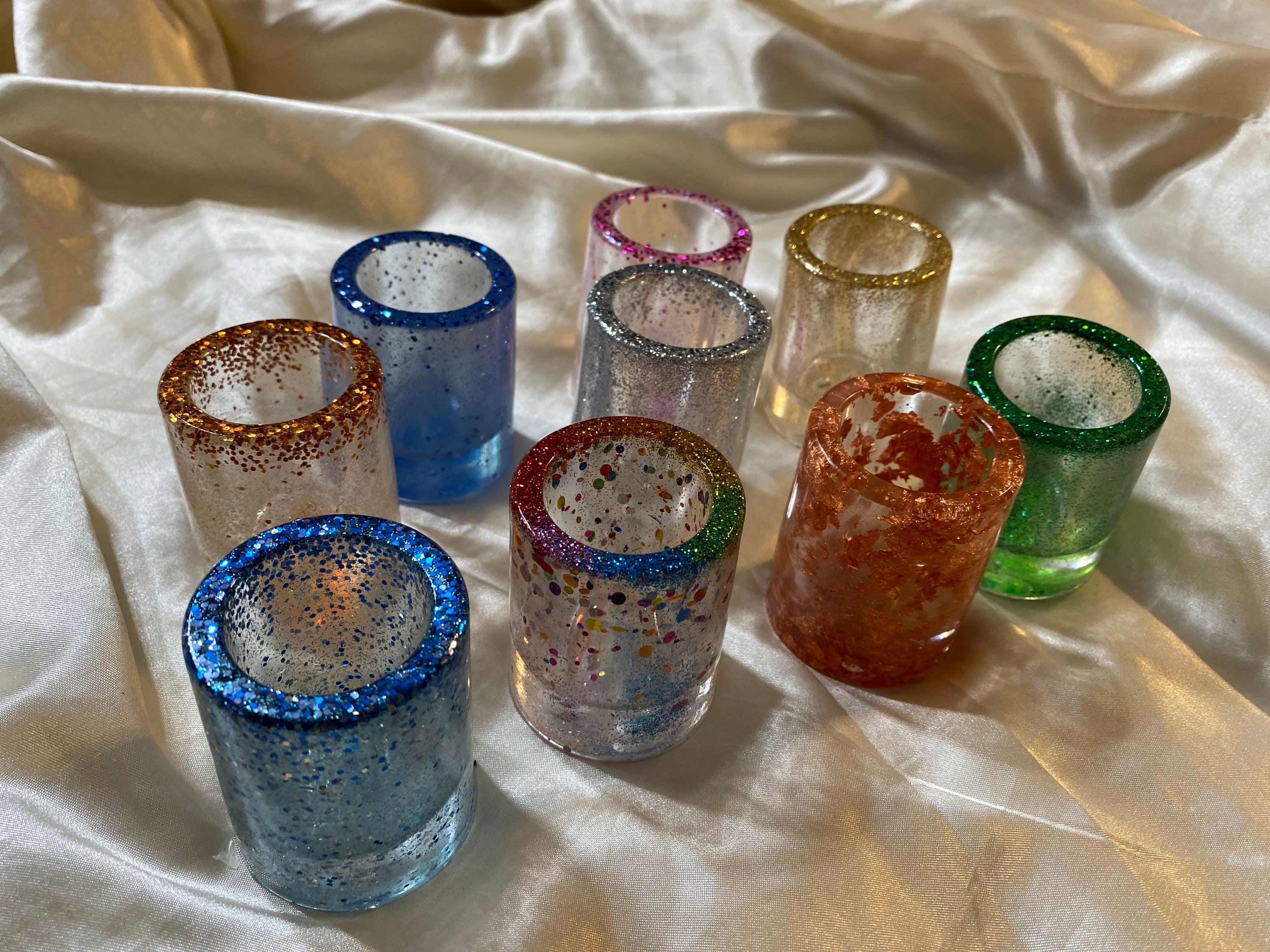 Handmade Resin Shot Glass - Custom Shot Glass - Birthday Shot Glass ...