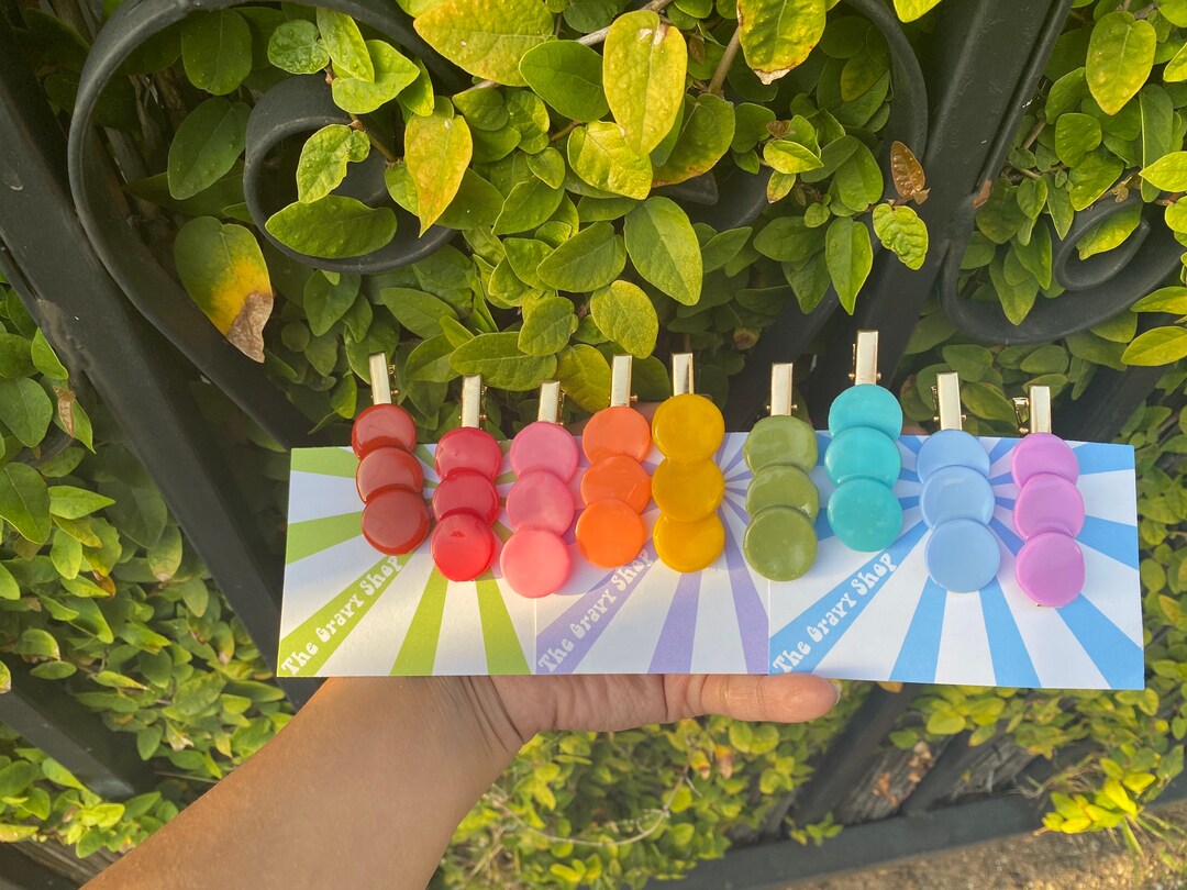 HANDMADE POLYMER CLIPS | Handmade Hair Clips | Cute Polymer Clay Hair ...