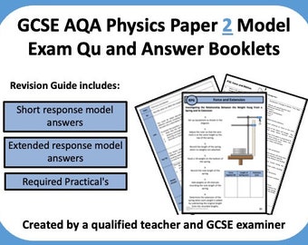AQA GCSE Physics Paper 1 Revision Guides - Etsy