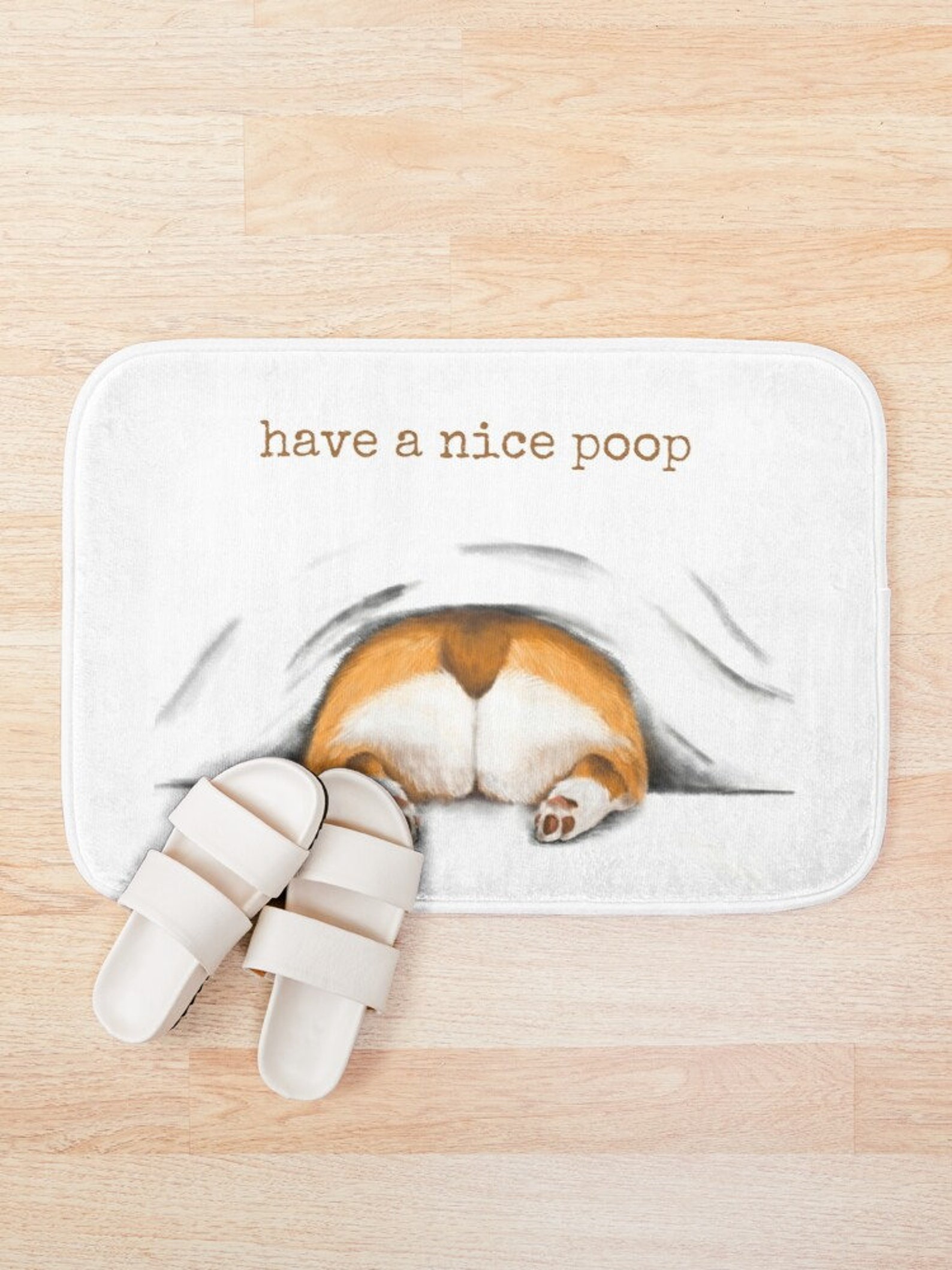 Have A Nice Poop Funny Bath Mat | Funny Bathroom Rug, Toilet Mat, Funny ...