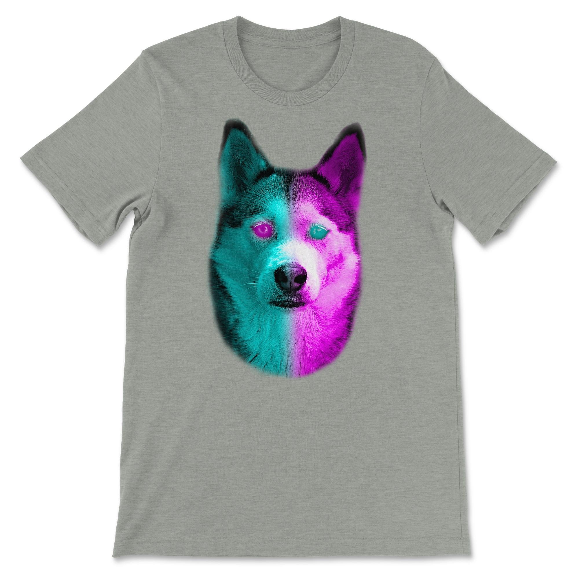 Neon Husky With Neon Colored Eyes End Dyed Fur I Love Dogs - Etsy.de