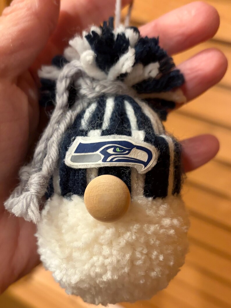 Seattle Football Fan Gnome Ornament, Washington State Ornament ...