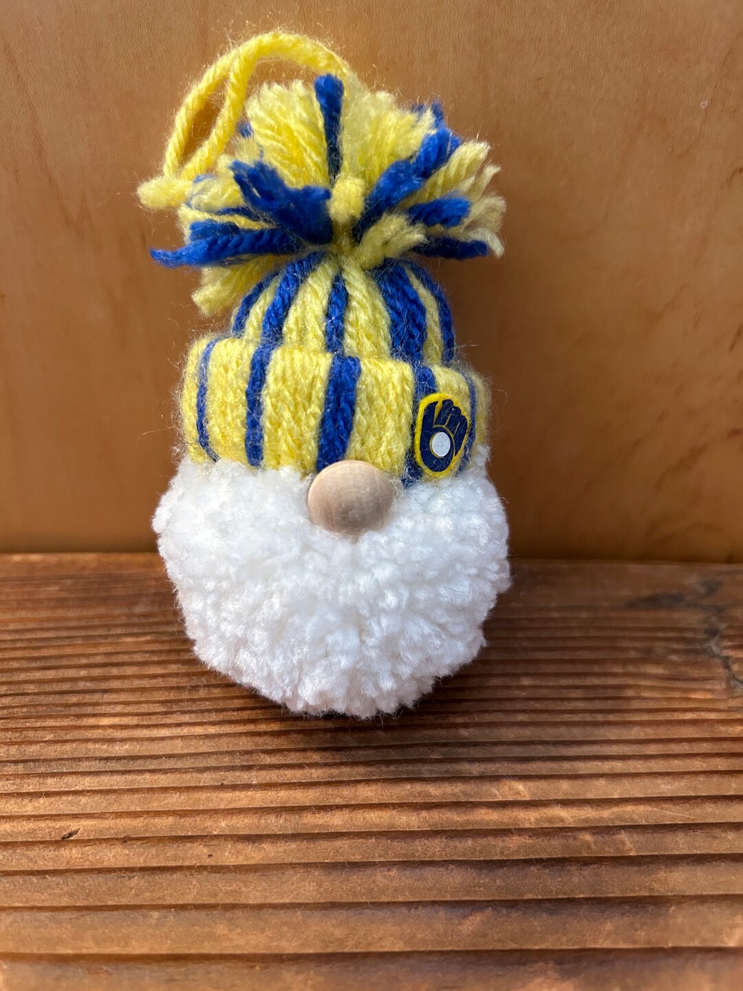 Brewers Gnome Ornament, Wisconsin Decor, Brewers Decor - Etsy