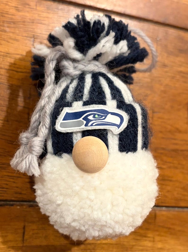 Seattle Football Fan Gnome Ornament, Washington State Ornament ...