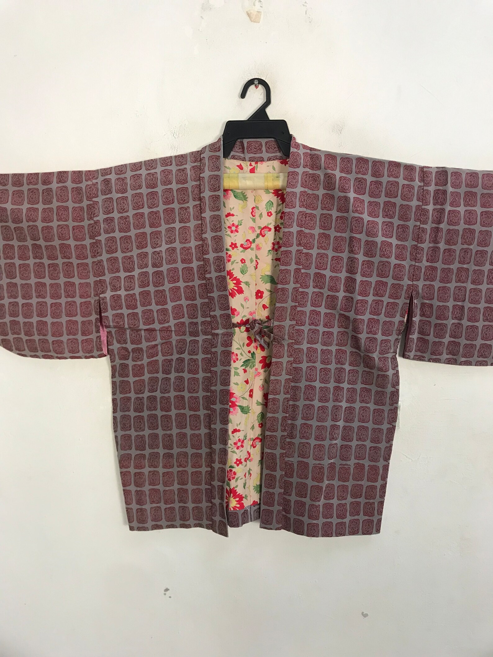 Vintage Uppawari Kimono Japanese Traditional Noragi Kimono - Etsy