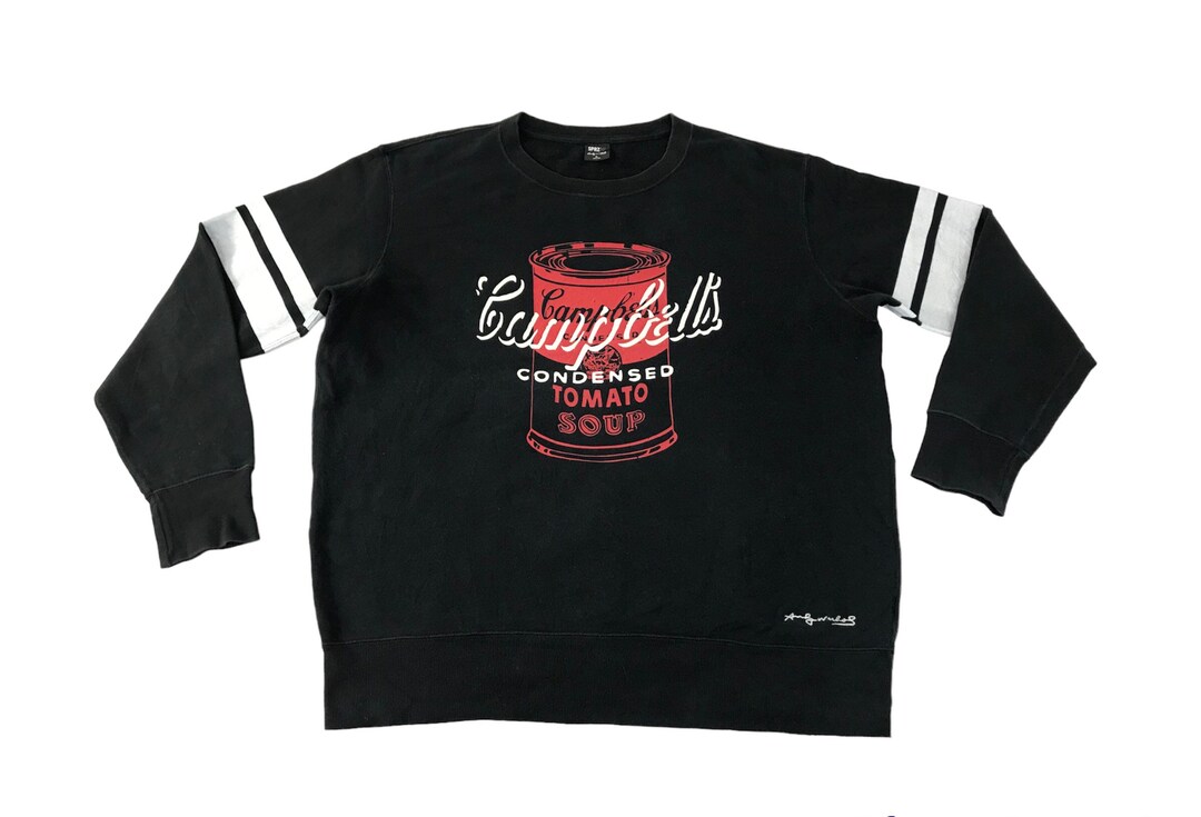 Vintage SPRZNY Andy Warhol Campbells Condensed Tomato Soup Pull Over ...