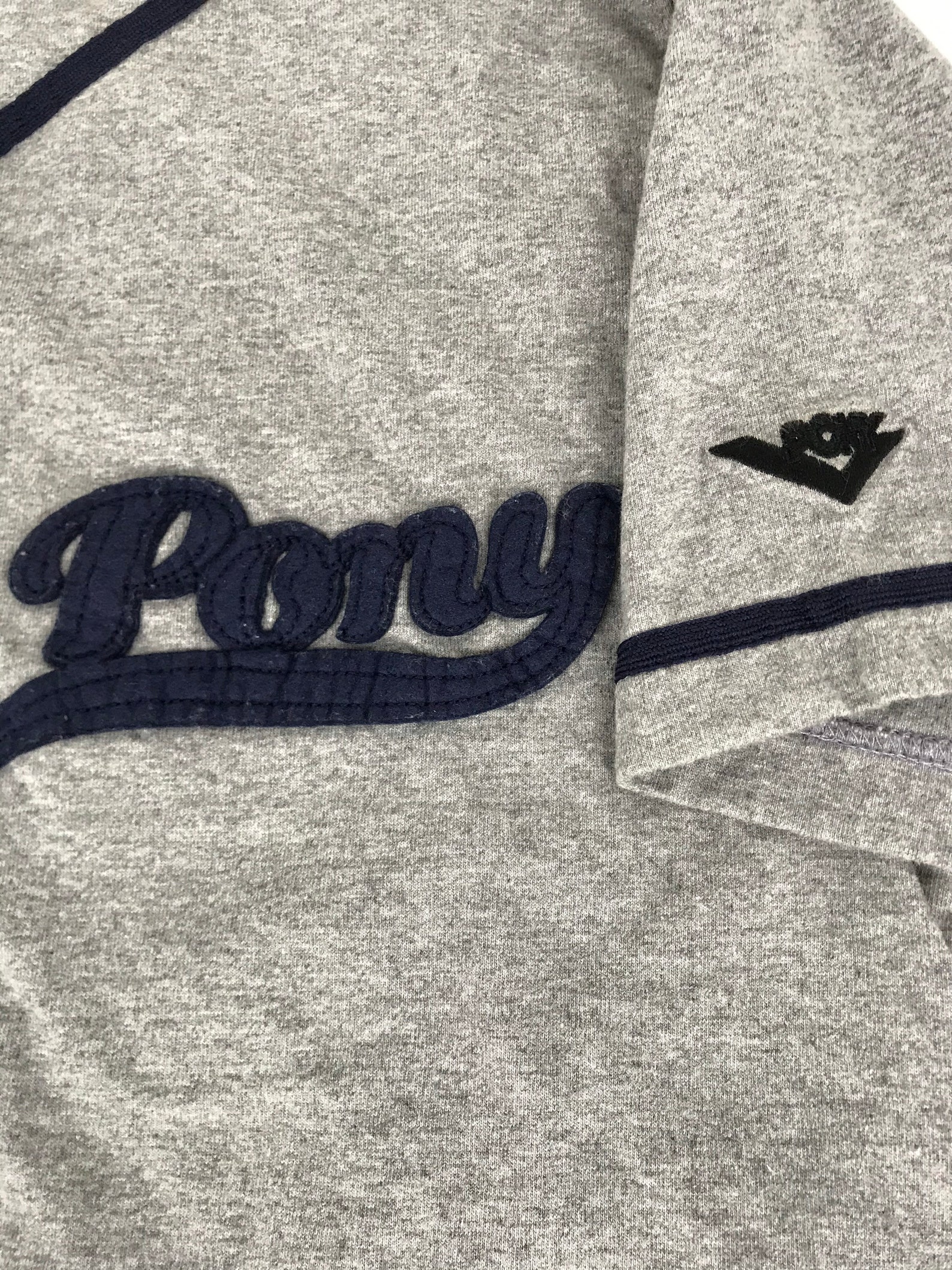 Vintage Pony Big Logo Brand Baseball Jersey Style Sportswear | Etsy