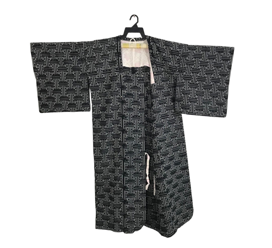 Mega Sale Vintage Japanese Traditional Noragi Kimono Haori Hanten ...