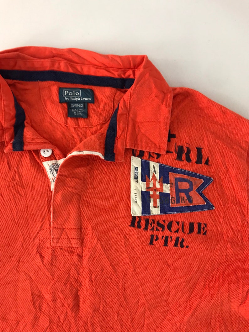 Vintage Polo Ralph Lauren US Coastal Patrol Division Spell Out - Etsy