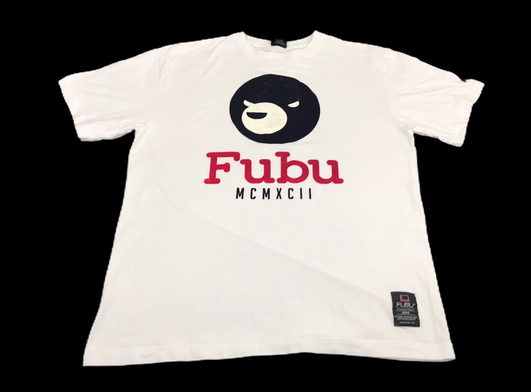 FUBU Collection International Hip Hop Rap Big Logo Spell Out Athletic ...