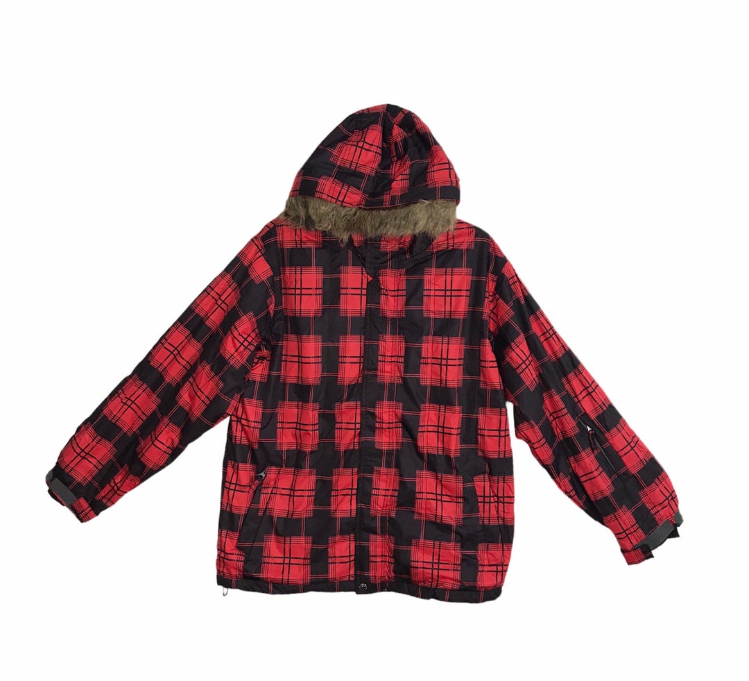 4D Four Underground Clothing Design Japanese Brand Hoodies Jacket Plaid ...