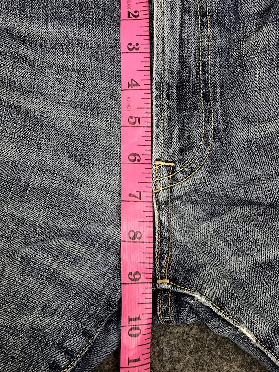 Vintage Style Uniqlo Red Line Selvedge Distressed Ind… - Gem