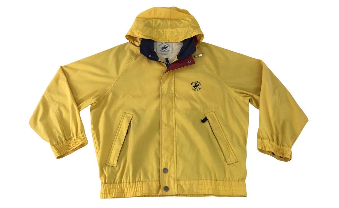 Vintage BHPC Beverly Hills Polo Club Windbreaker Bomber Jacket Zipper ...