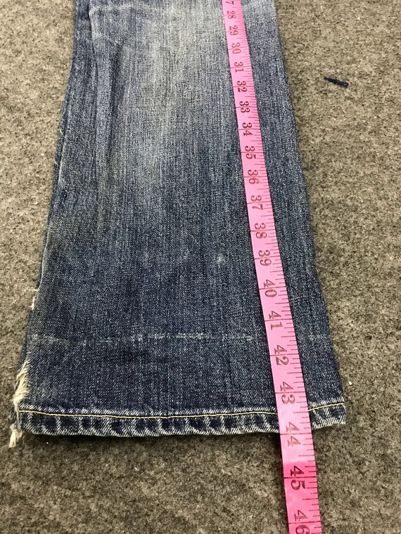 Vintage Style Uniqlo Red Line Selvedge Distressed Ind… - Gem
