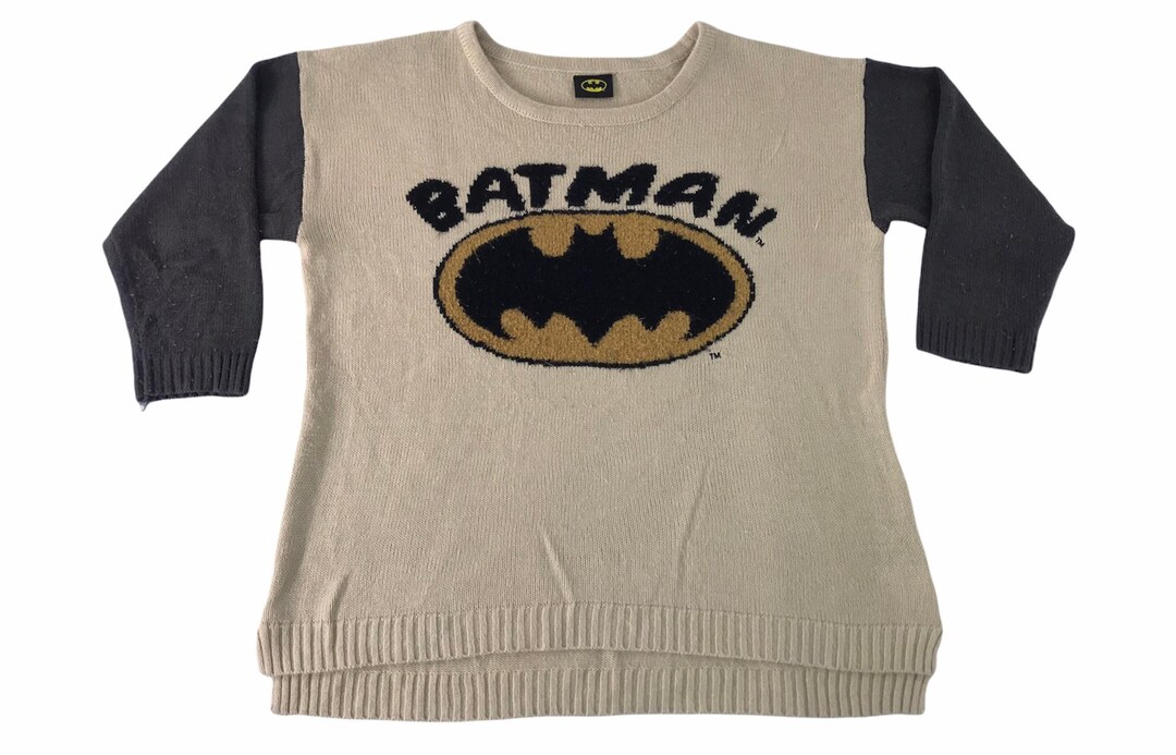 Vintage Style DC Comic Batman Superhero Character Movies Knitwear ...