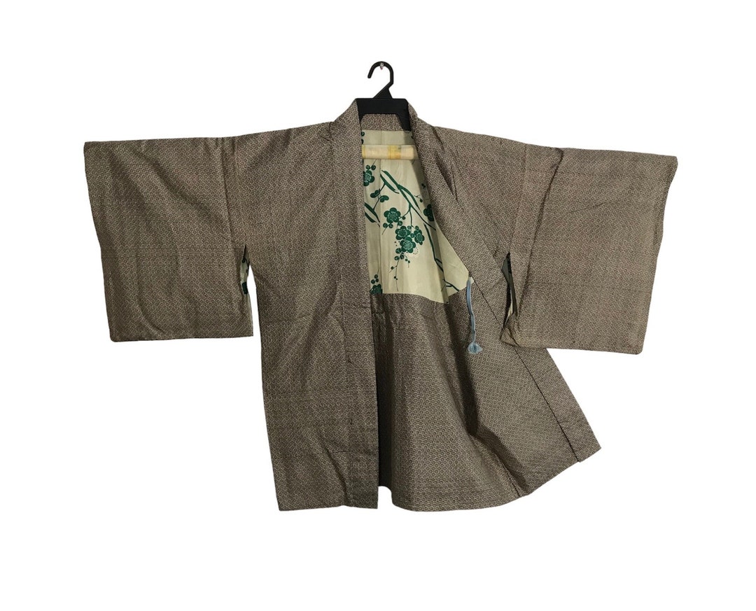 Vintage Noragi Kimono Hanten Jinbei Japanese Brand Haori Cardigan Happi ...