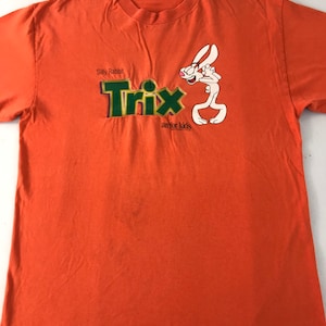 Vintage Silly Rabbit TRIX Are for Kids Bunny Cereal Brand Tee T-shirt ...