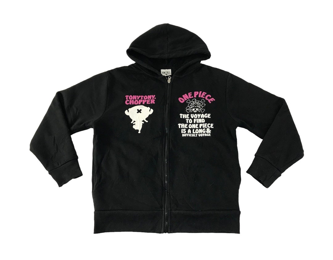 Vintage Style One Piece Tony Chopper Pull Over Thick Hoodie Sherpa ...