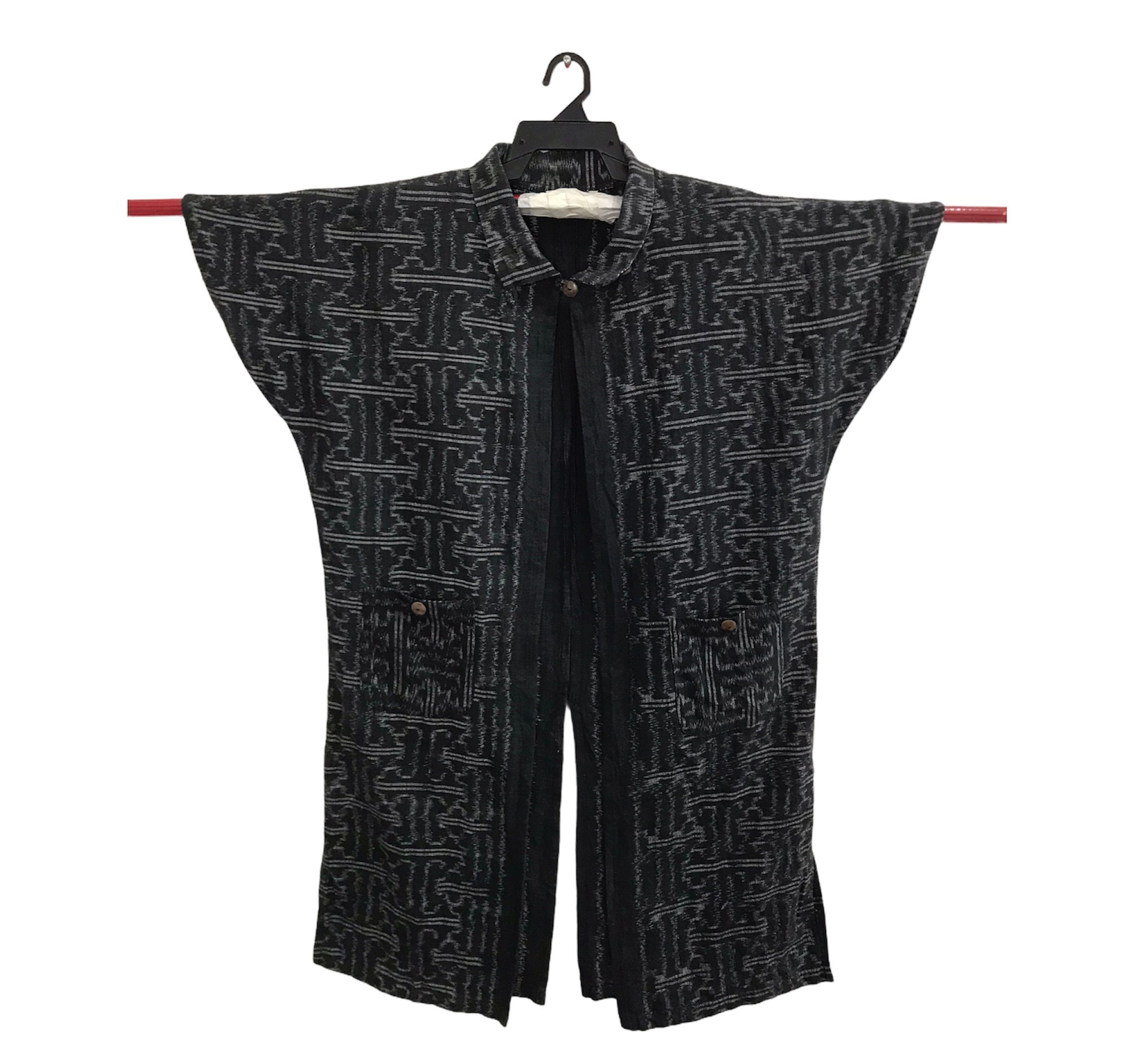 Vintage Kimono Style Vest Culture Ethic Jinbei Traditional Wear ...