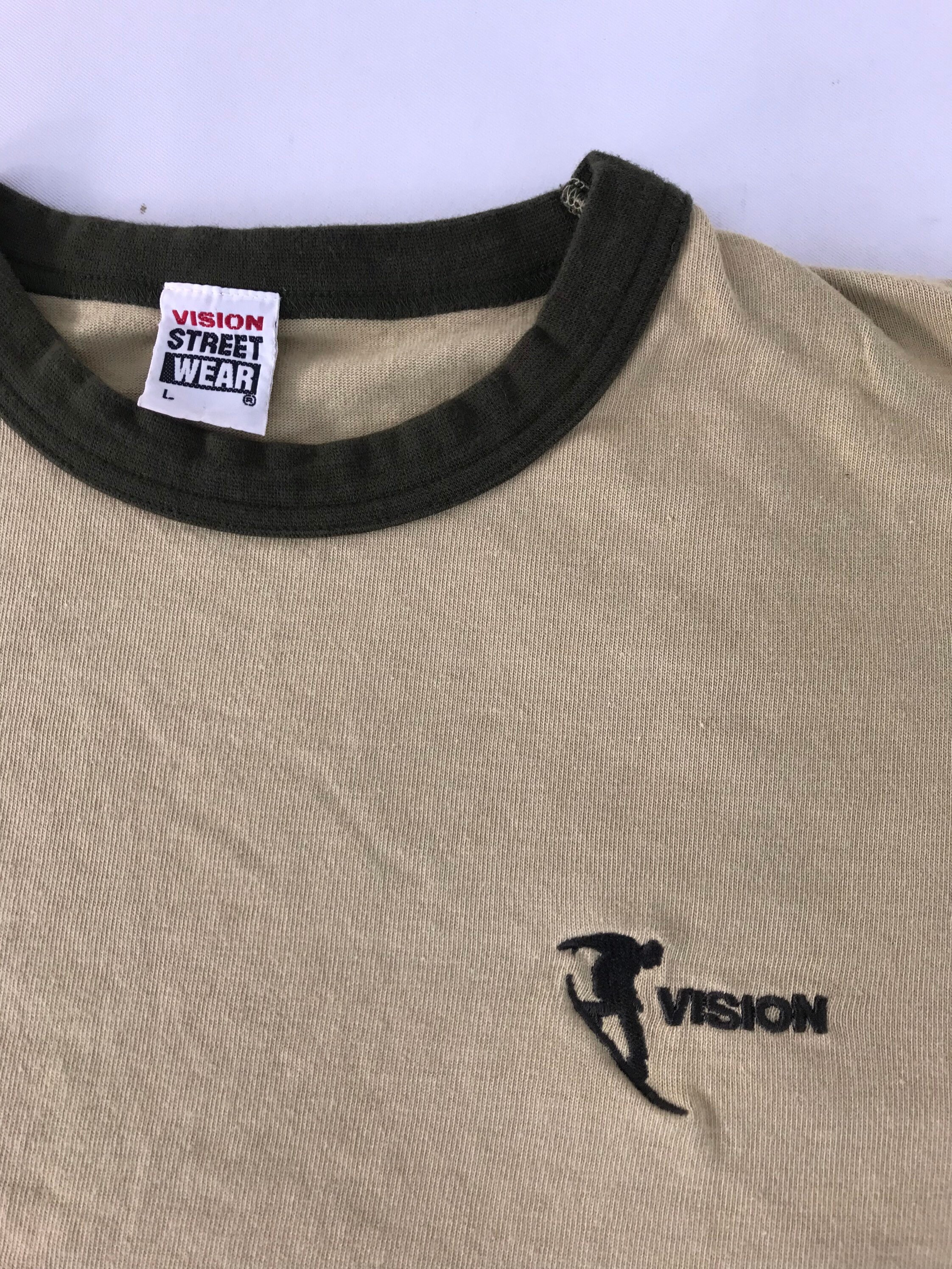 Vintage Vision Street Wear Colour Block Skatebrand Longsleeve - Etsy