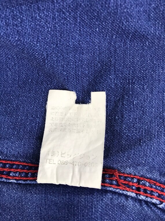 Rare Vintage IPE Big John Indigo Planet Earth Denim J… - Gem