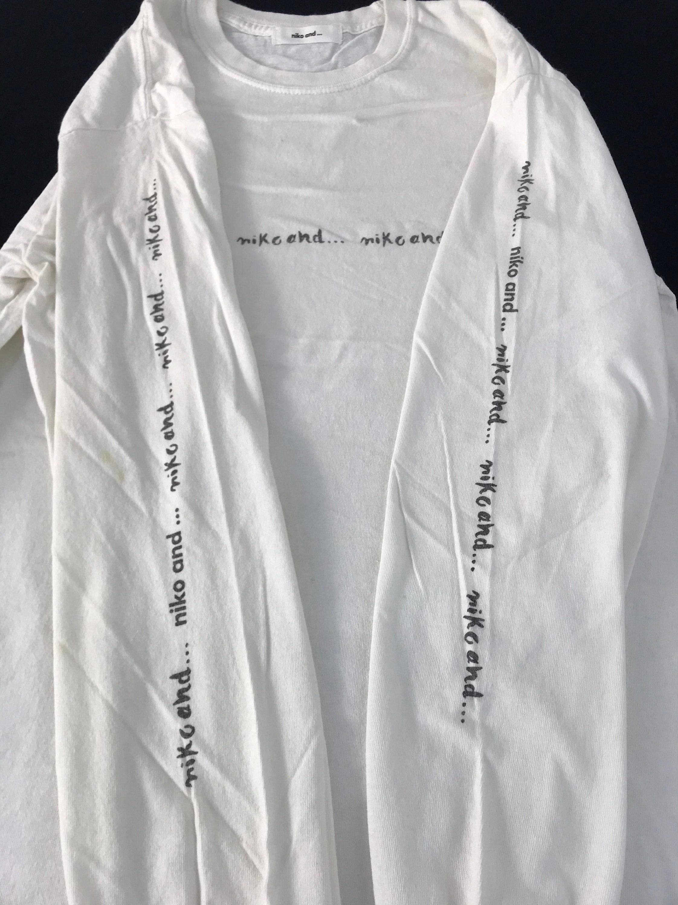 Vintage Japanese Brand Niko And... Long Sleeve Side Tape | Etsy