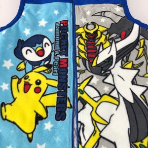 Vintage Pokemon Pocket Monster Diamond Pearl Anime Cartoon Padded ...