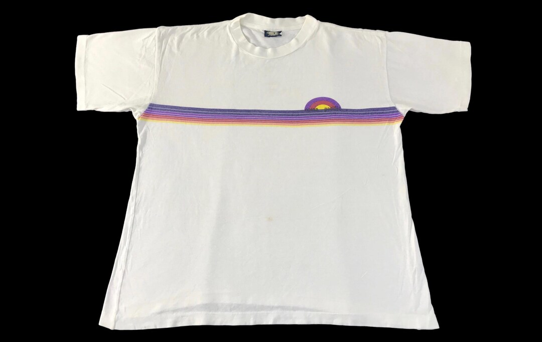 Vintage 90s Ocean Pacific Op Surf Style Single Stitch Crewneck Printed ...
