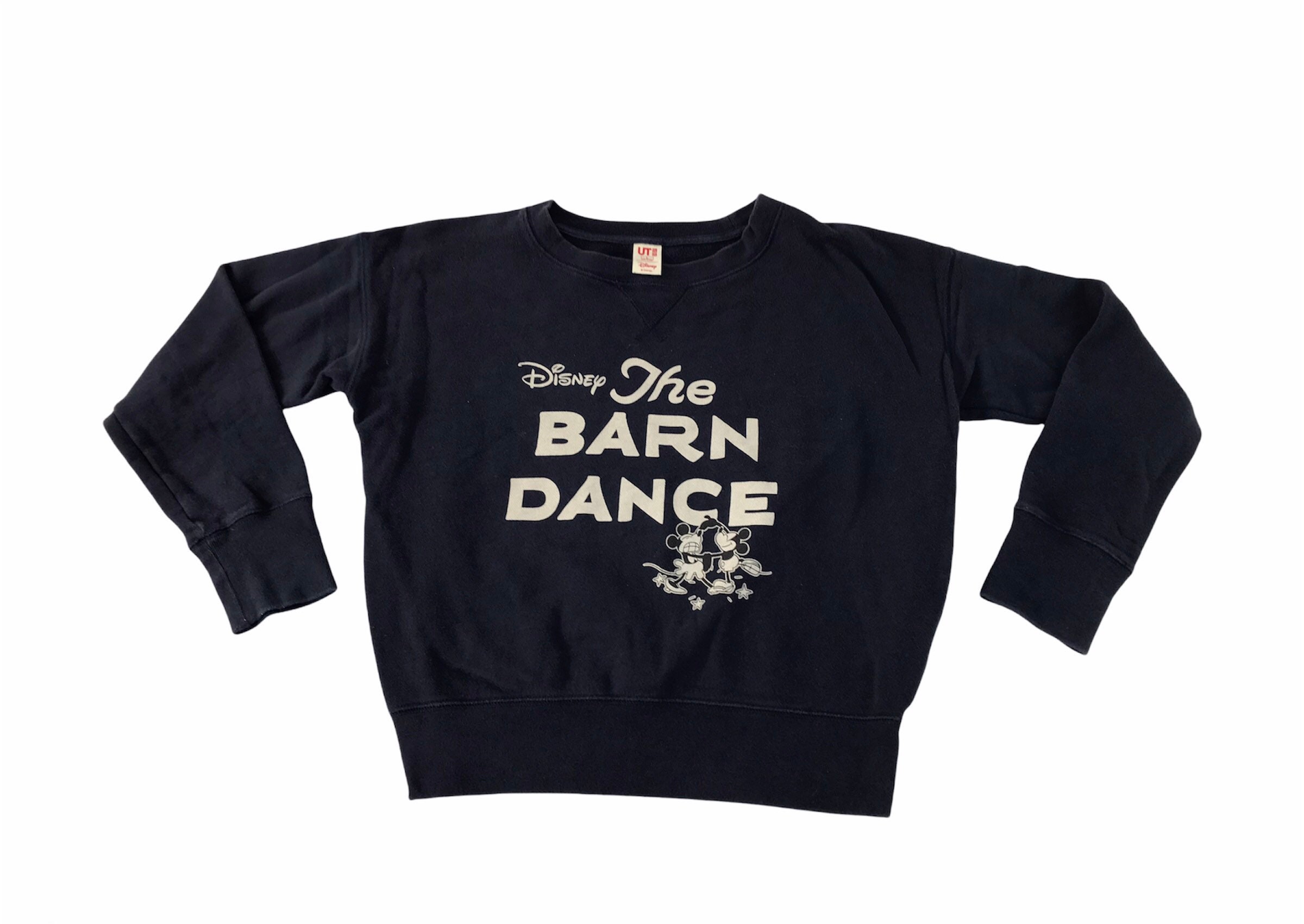 Vintage Style Disney Mickey Mouse Barn Dance Sweatshirt Big - Etsy