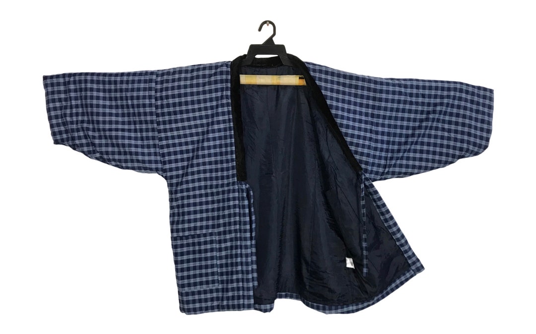 Kimono Japanese Traditional Noragi Kimono Haori Hanten Jinbei Cardigan ...