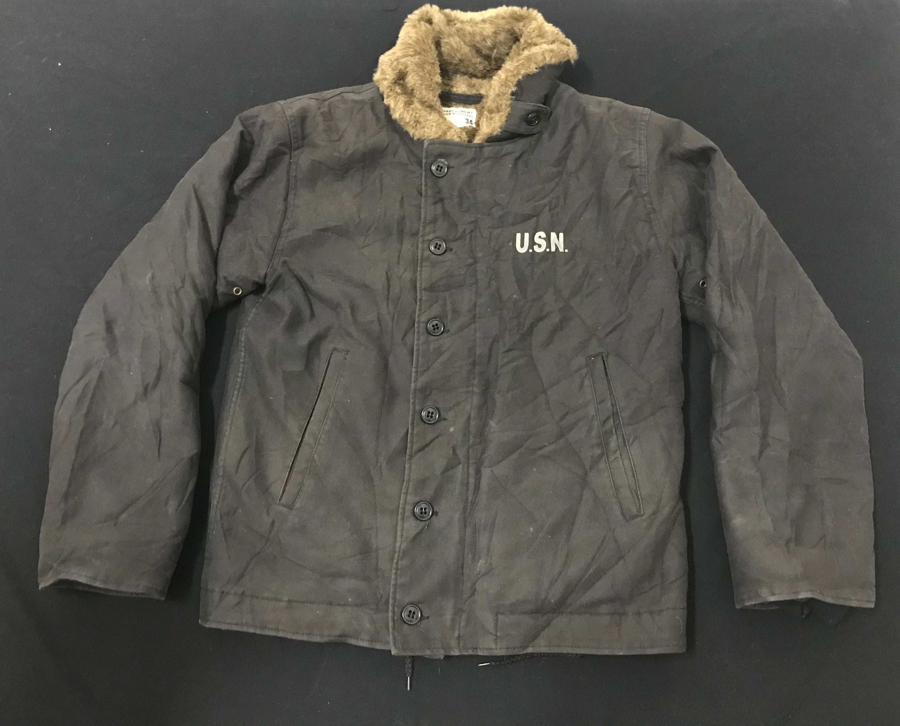 Vintage Wool Deck Jacket - Etsy