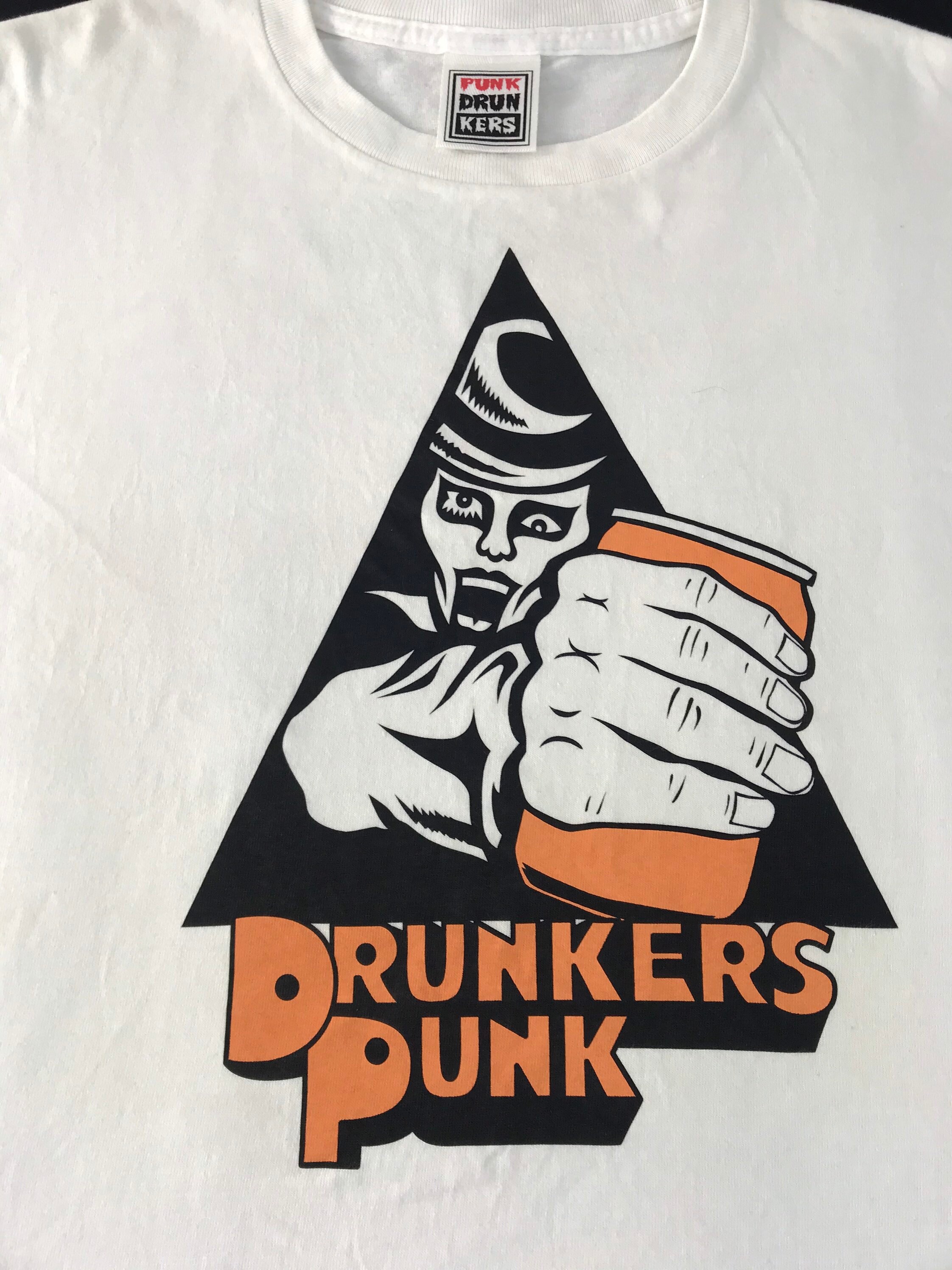 Punk Drunkers Inspired Clockwork Orange Big Logo Spell Out Tee T-shirt ...