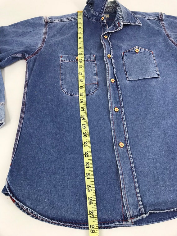 Rare Vintage IPE Big John Indigo Planet Earth Denim J… - Gem