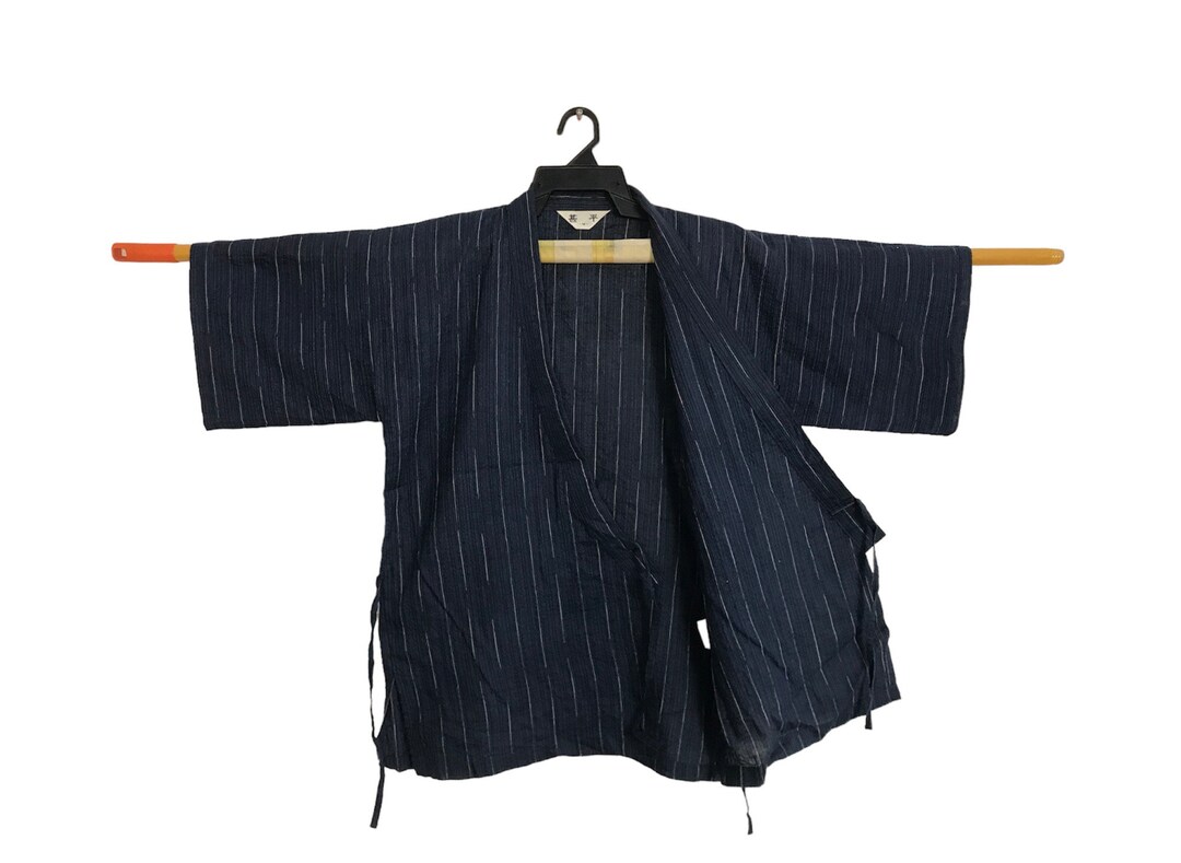 Mega Sale Vintage Japanese Traditional Noragi Kimono Haori Hanten ...