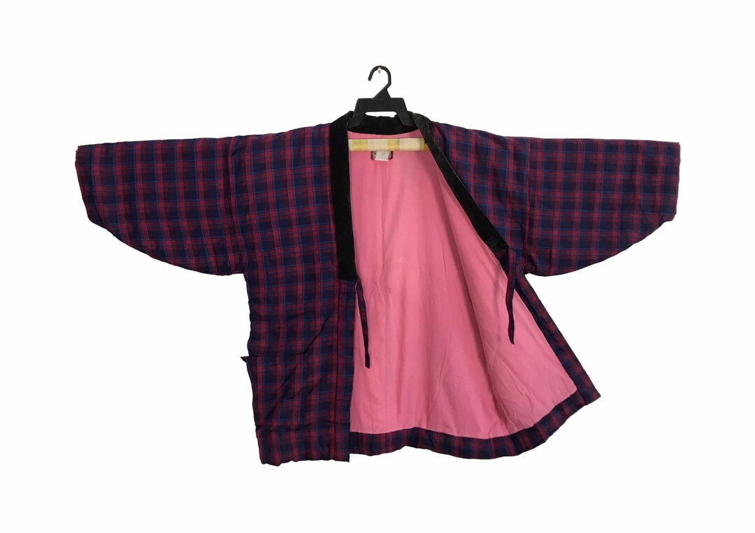 Vintage Padded Hanten Noragi Kimono Haori Japanese Traditional Cardigan ...