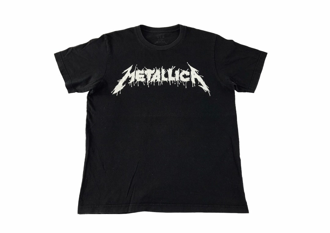 Vintage Style Metallica Metal Rock Band Part 3 Tour Tee Big Logo ...