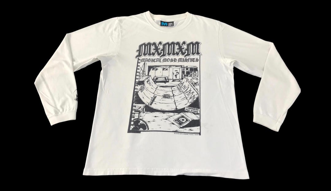 Vintage Magical Mosh Misfits MXMXM X Ramp Skull Punk No Eco No Earth Longsleeve Tee T-shirt ...