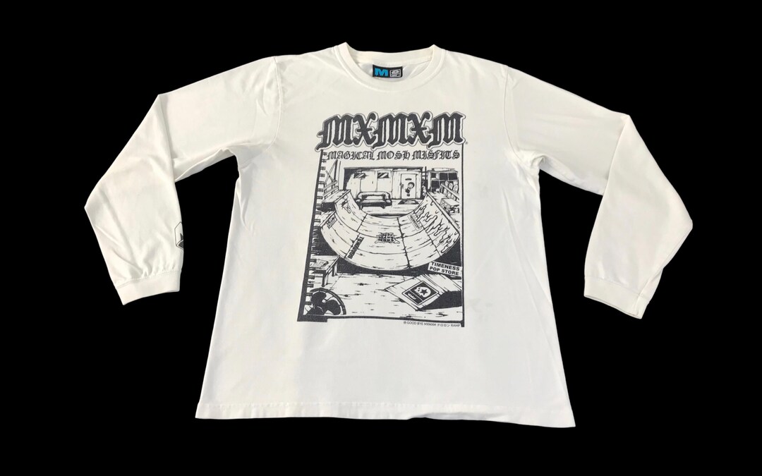 Vintage Magical Mosh Misfits MXMXM Ramp Longsleeve Crewneck Printed Tee T-shirt Designer ...
